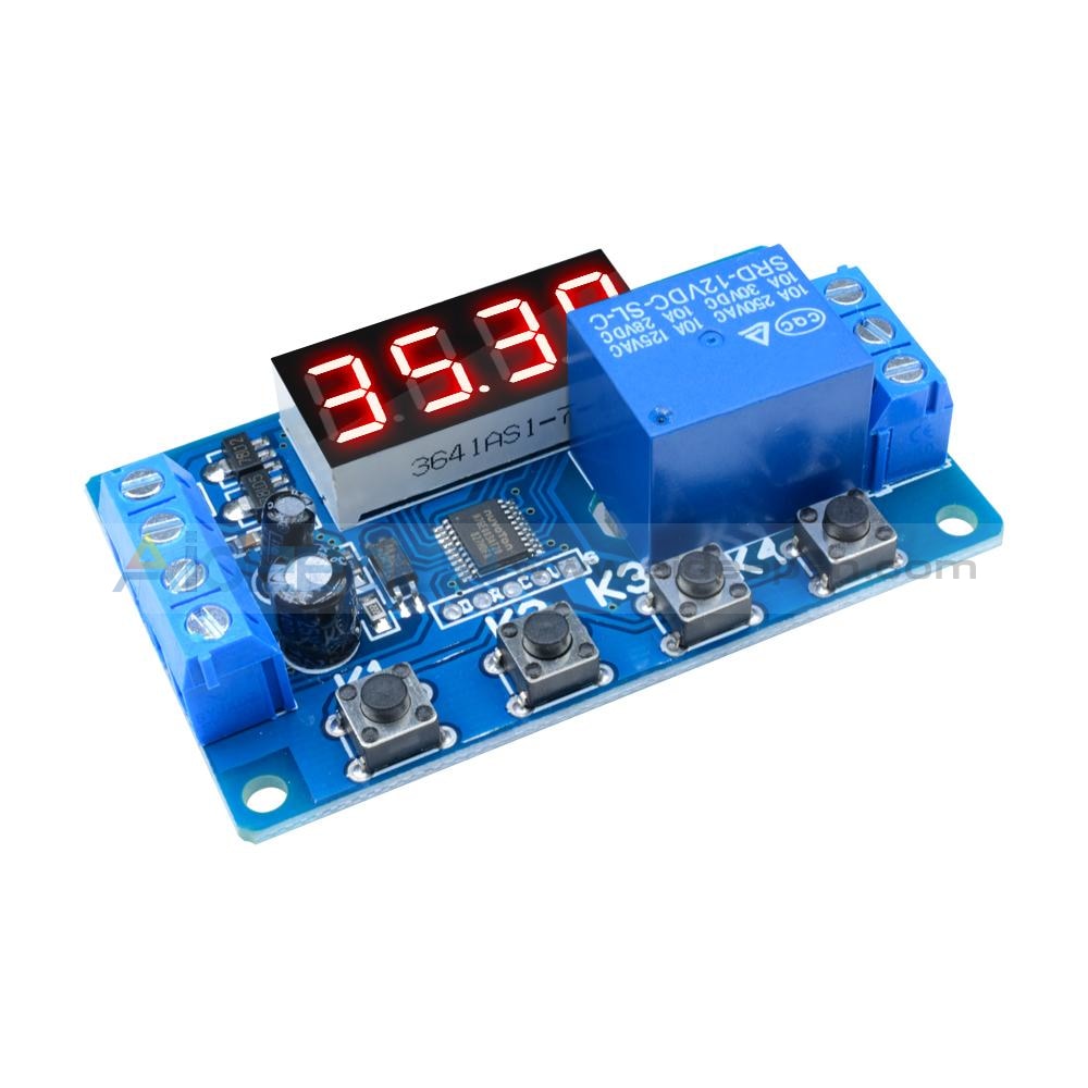 Digital 12v Led Display Timer Automation Delay Relay Programmable Modu Aideepen