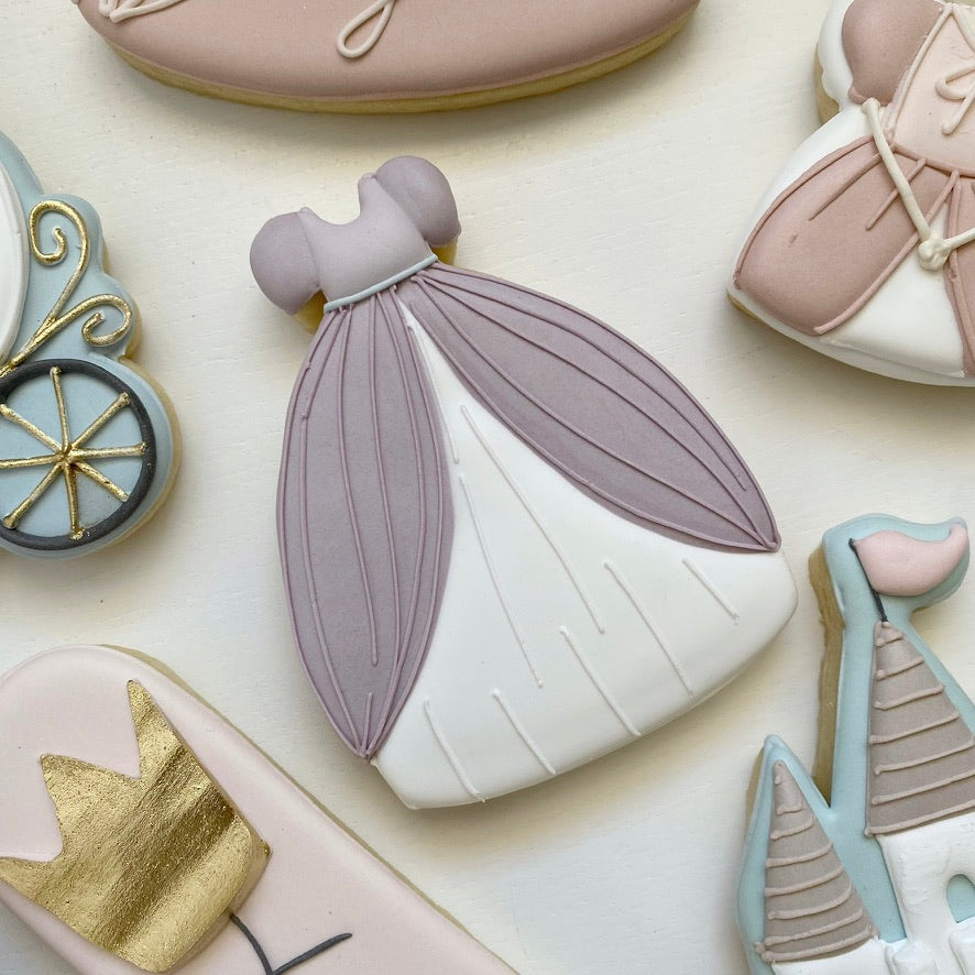 Princess Dress Cookie Cutter Stl File For 3d Printing The Millers
