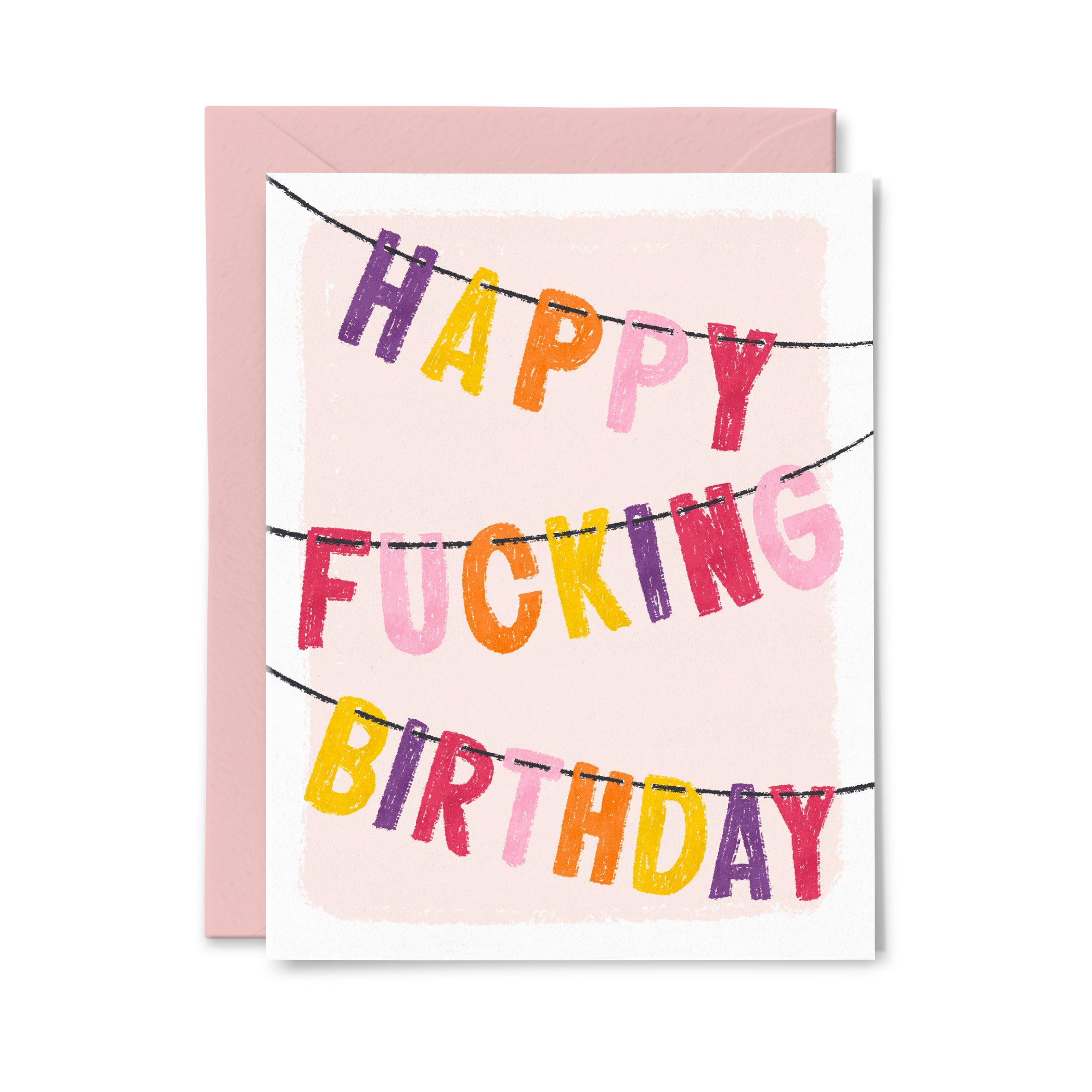 Happy Fucking Birthday Greeting Card Paperbunnypress