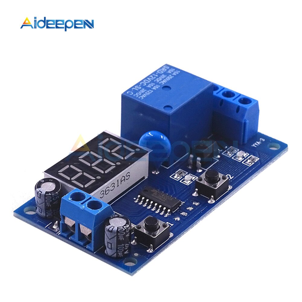DC 12V Delay Relay Delay Time Multi function Module Infinite Loop Coun ...