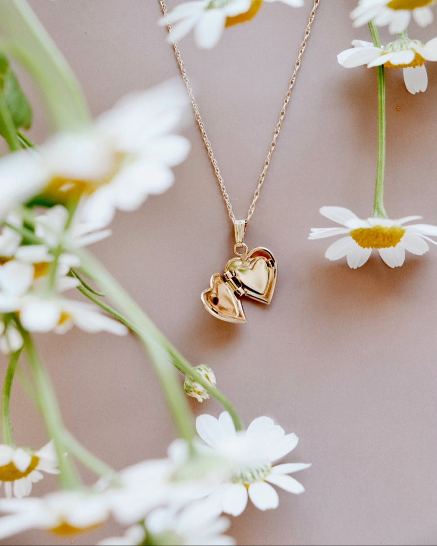 Mini Heart Locket Necklace
