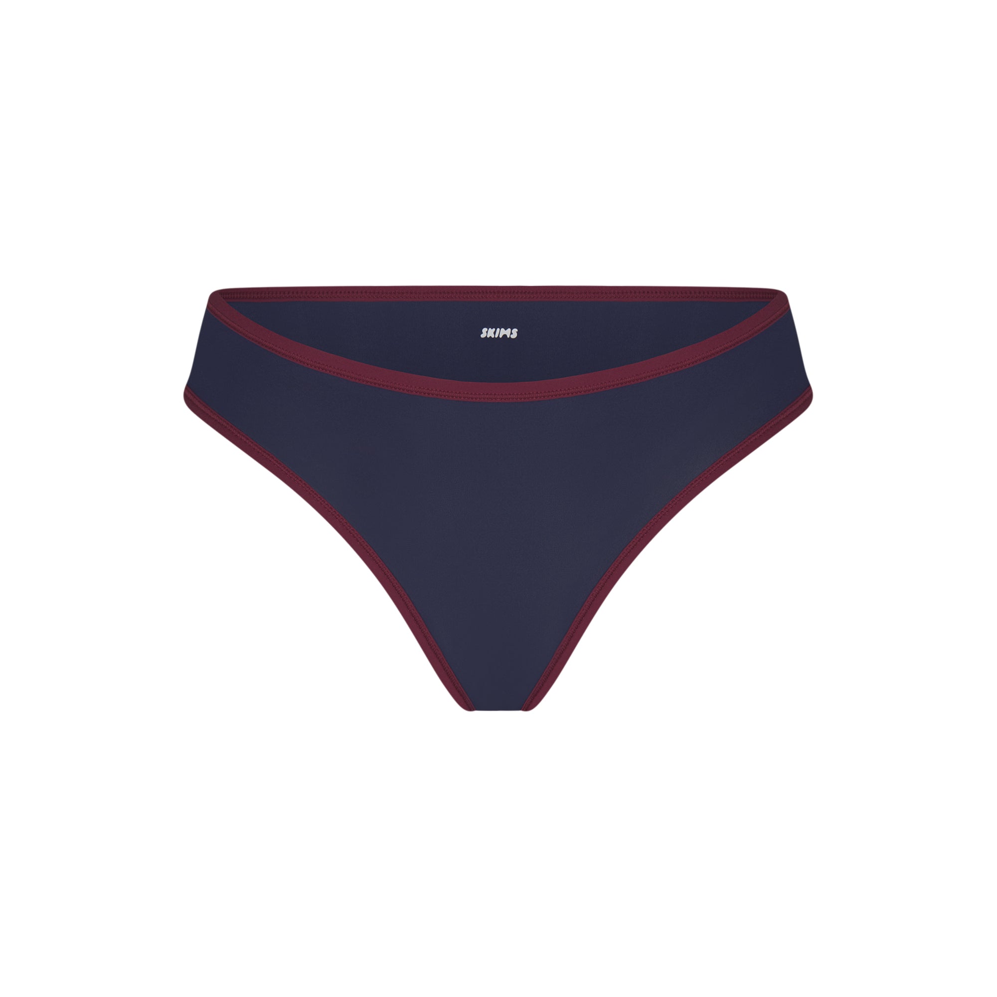 Fits Everybody Contrast Trim Cheeky Brief Navy