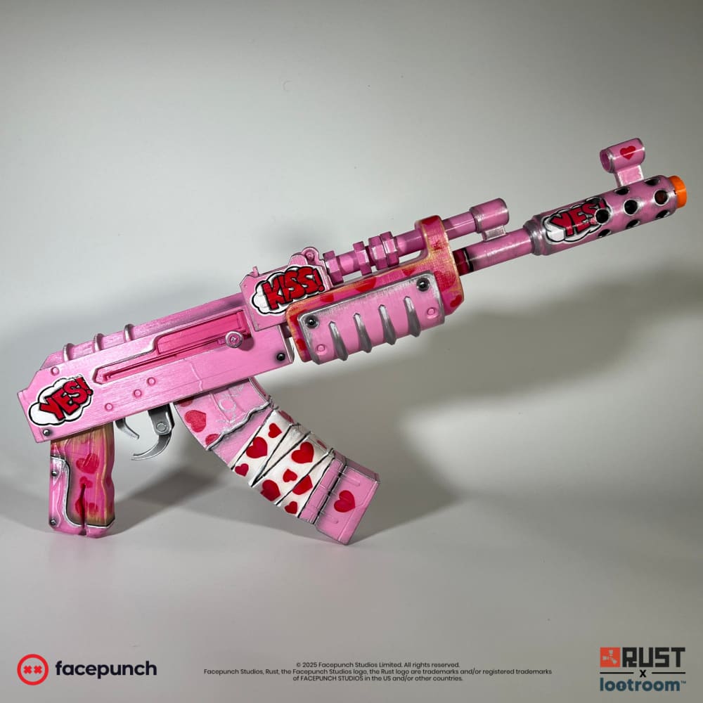 Rust AK Kiss Skin | Lifesize | Official Rust Merchandise Rust AK Kiss Skin | Lifesize | Official Rust Merchandise