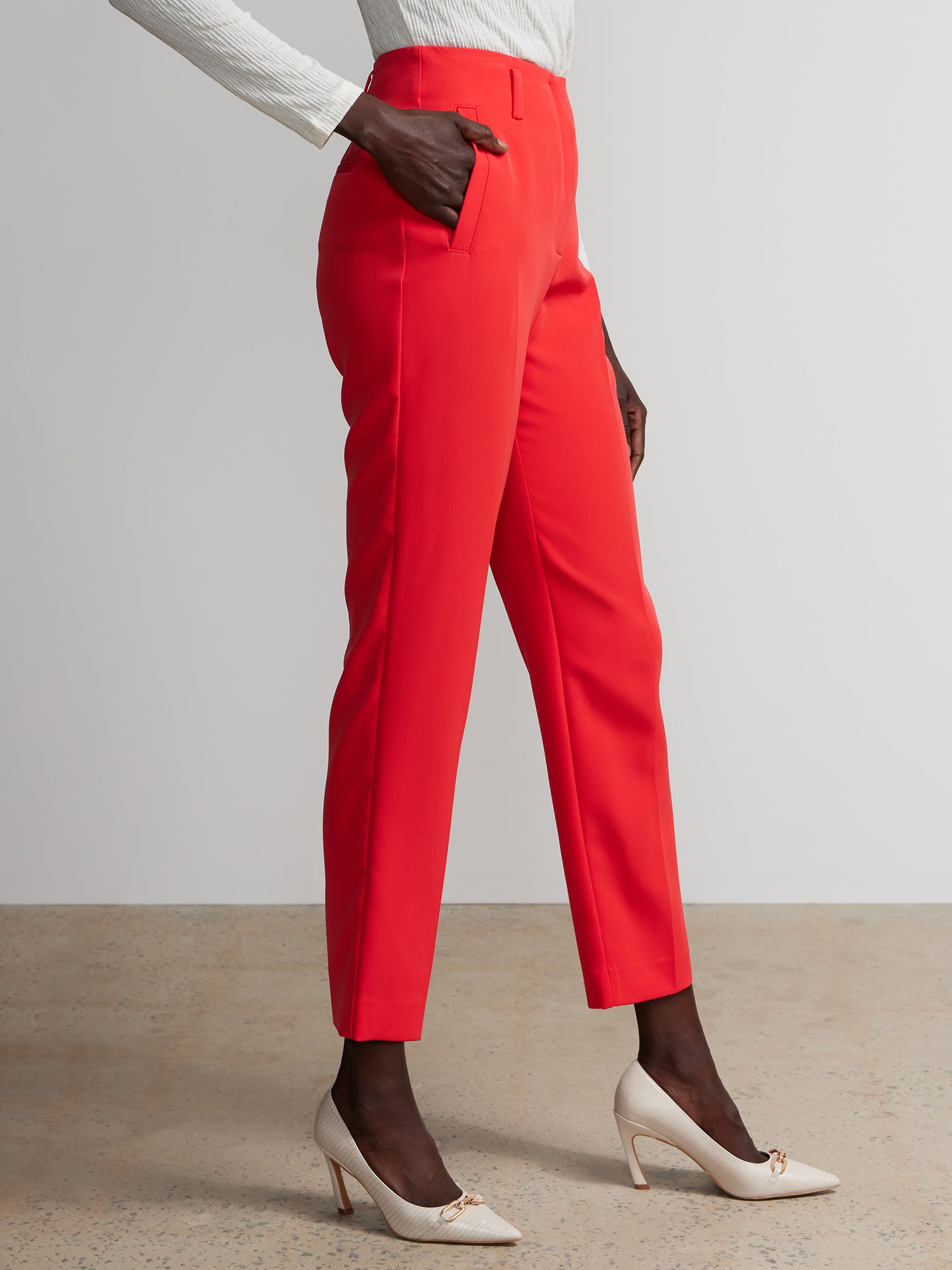 Straight Leg Ankle Length Pant New York And Company