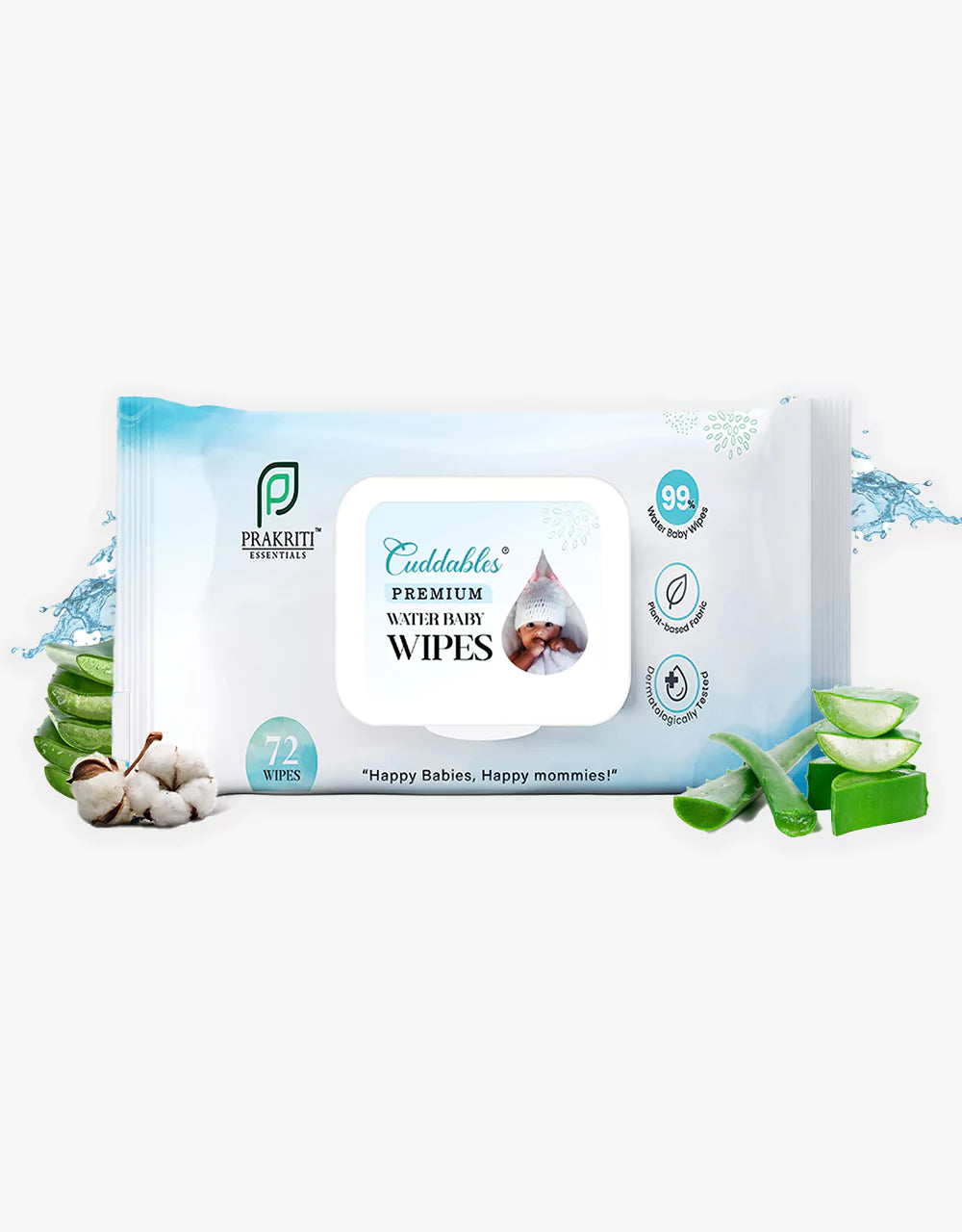 99 Pure Water Baby Wipes Best Baby Wipes India Cuddables