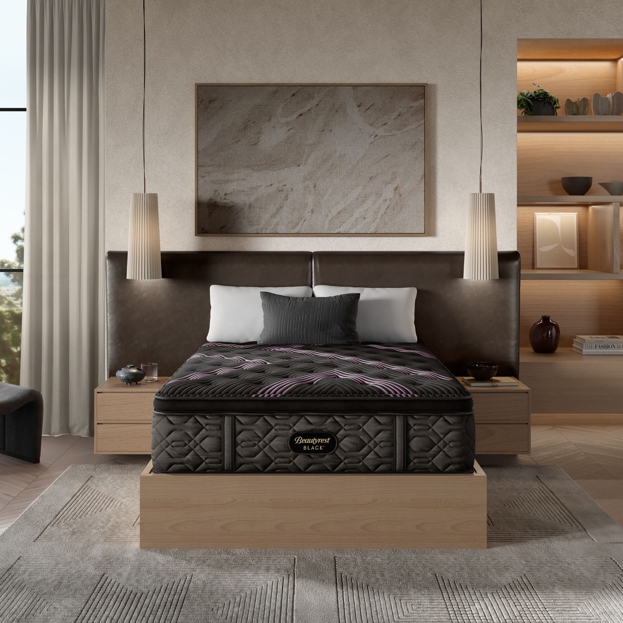 Beautyrest Black Series Two Plush Pillow Top Mattress Mattress Warehouse