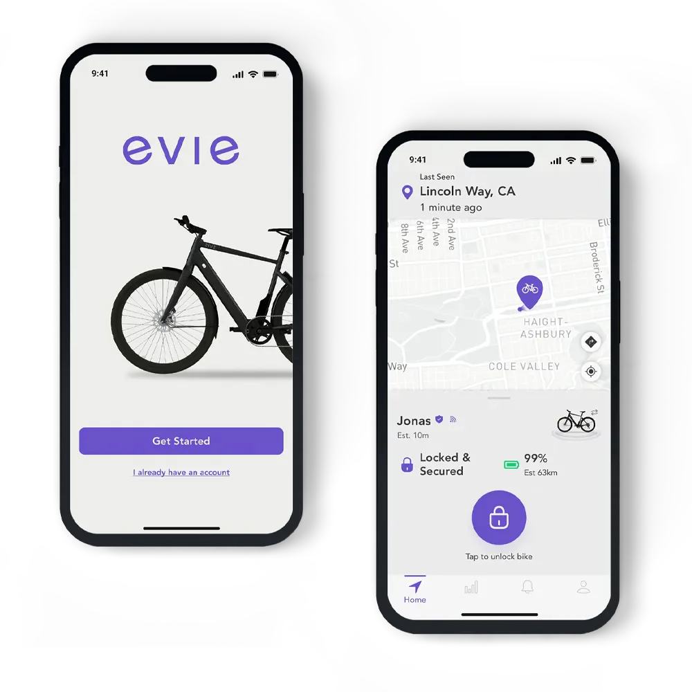 EVIE Bikes App - EVIE Bikes