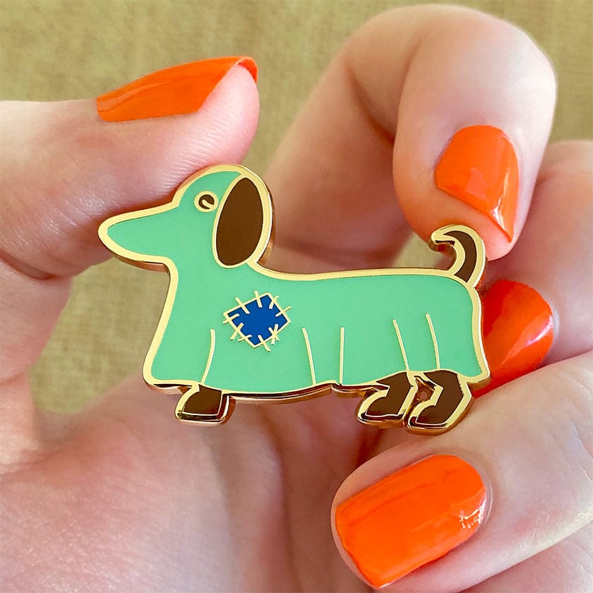 A Most Ghostly Pooch Enamel Pin Erstwilder