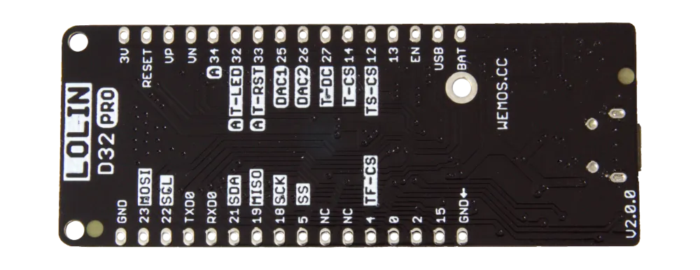 WeMos D32 Pro – arduino-projekte.info