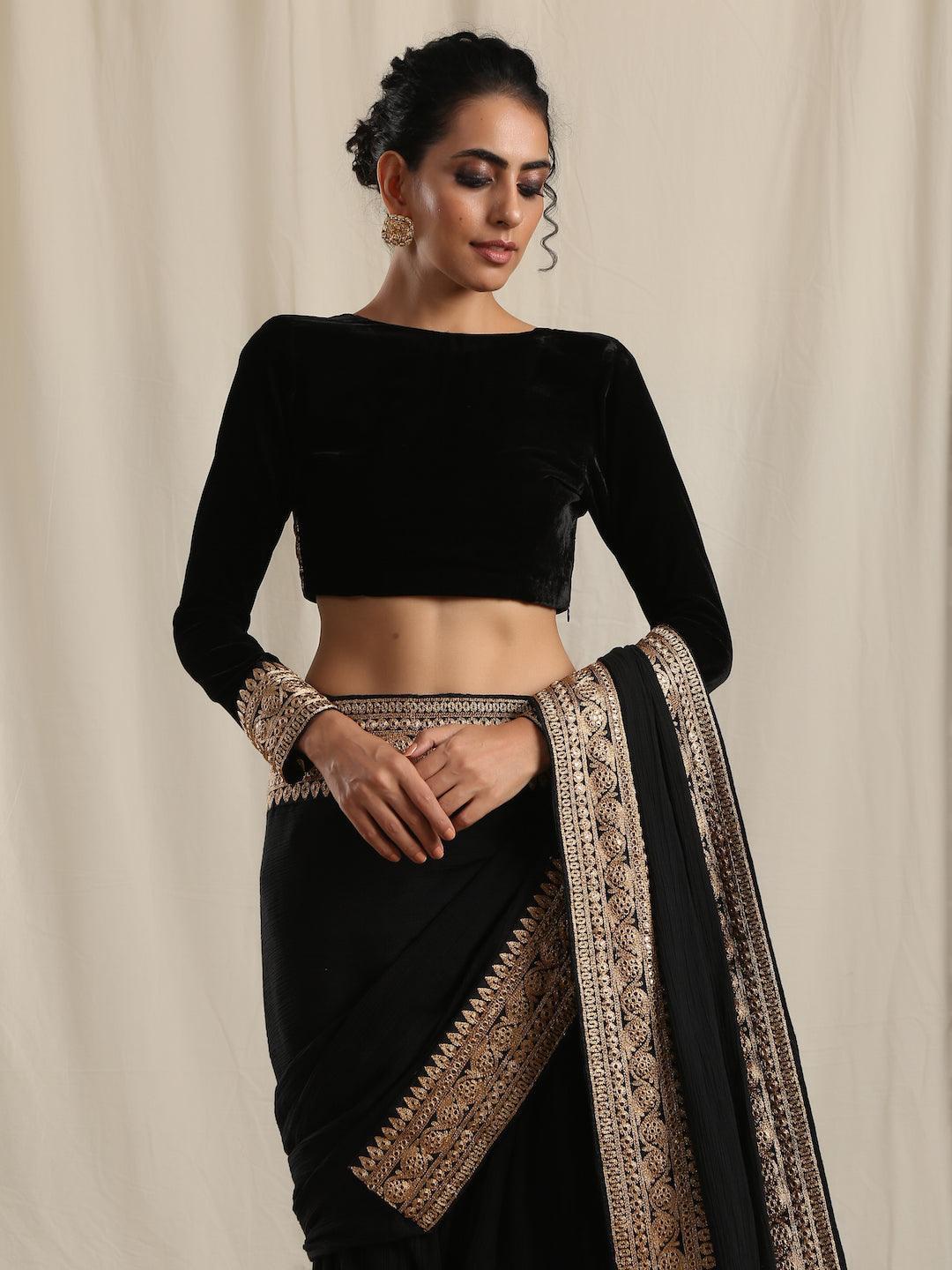 Velvet blouse store