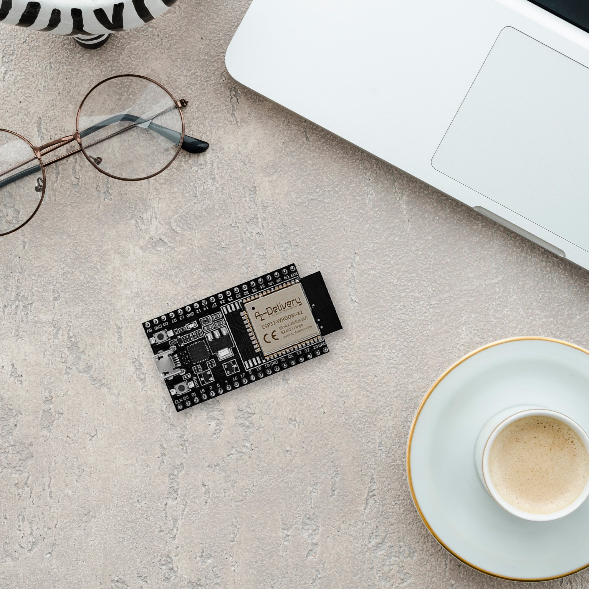 ESP-32 Dev Kit C unverlötet NodeMCU Module WLAN mit USB-C Anschluss ...