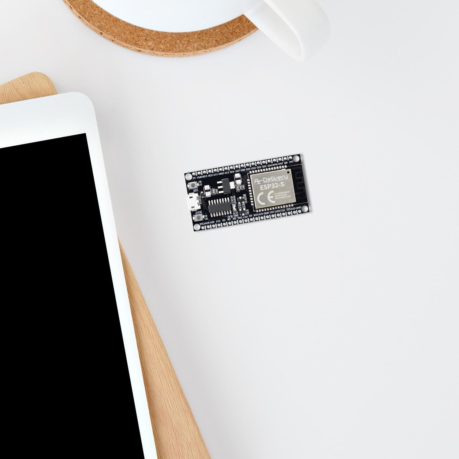 ESP32S NodeMCU WLAN WiFi Dev Kit C mit CH340 kompatibel mit Arduino – AZ-Delivery