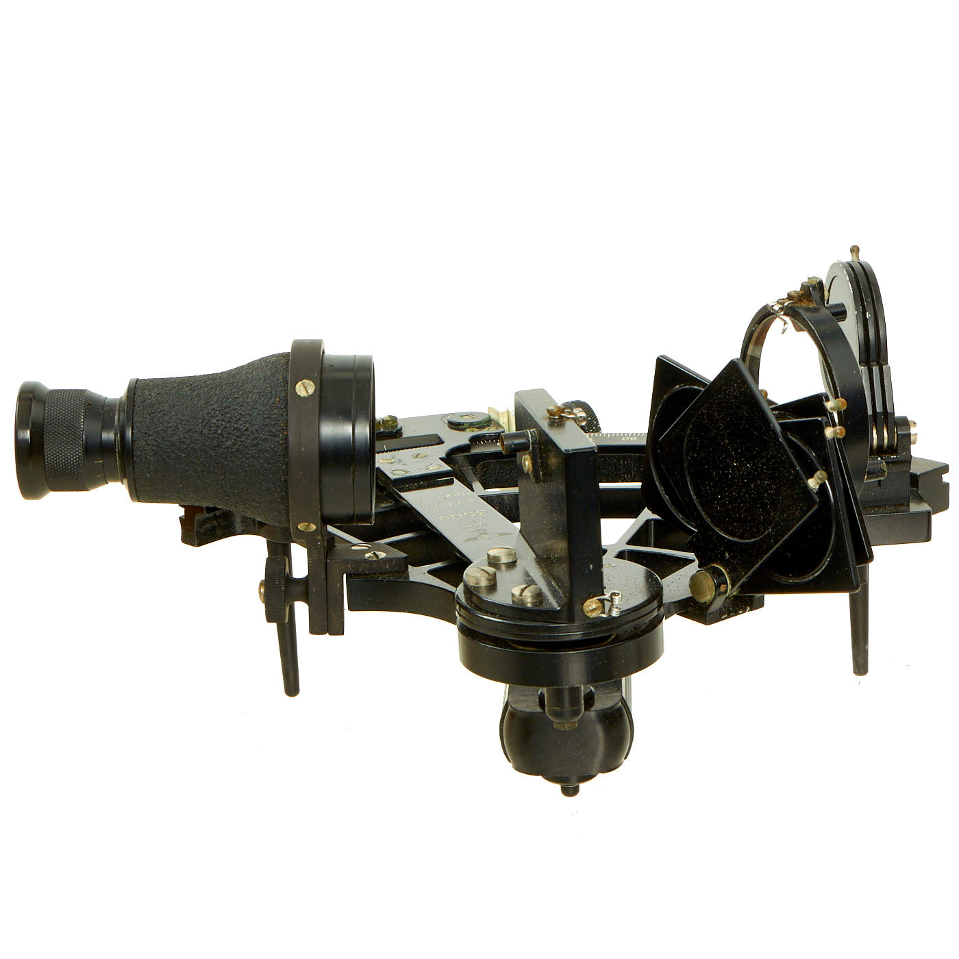 Original German Wwii German Kriegsmarine Navy Sextant By C Plath With
