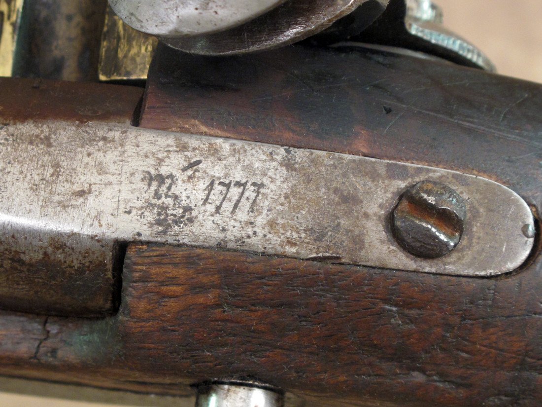 Original French M 1777 Brass Mounted Naval Flintlock Musket By Tulle