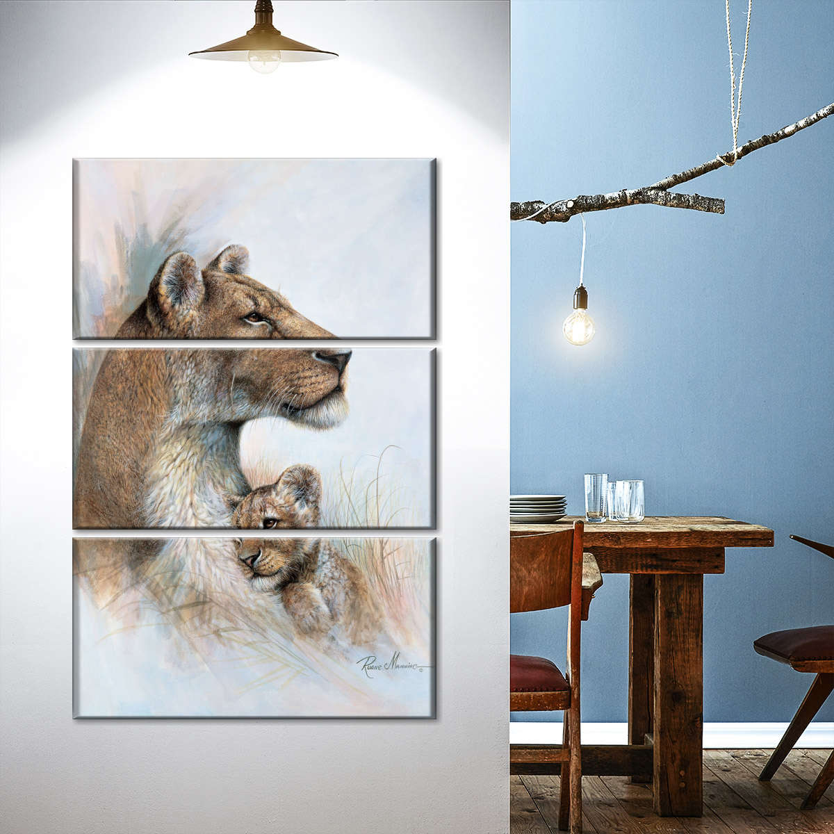 Mothers Pride Wall Art By Ruane Manning Elephant Stock
