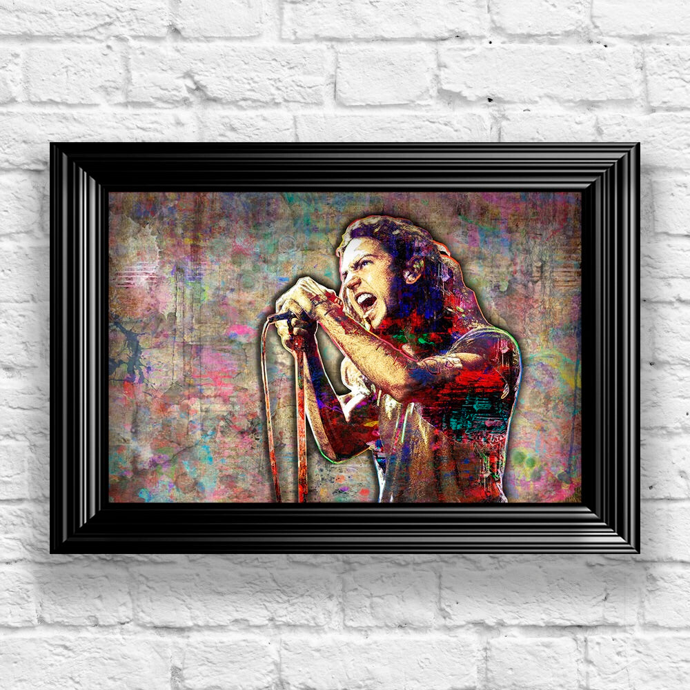 Eddie Vedder Poster, Eddie Vedder 2 Gift Pearl Jam Tribute Fine Art ... Eddie Vedder Poster, Eddie Vedder 2 Gift Pearl Jam Tribute Fine Art ...