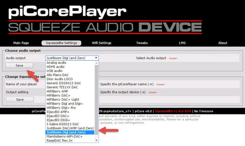 Set Up Your JustBoom With PiCorePlayer — Pi Supply